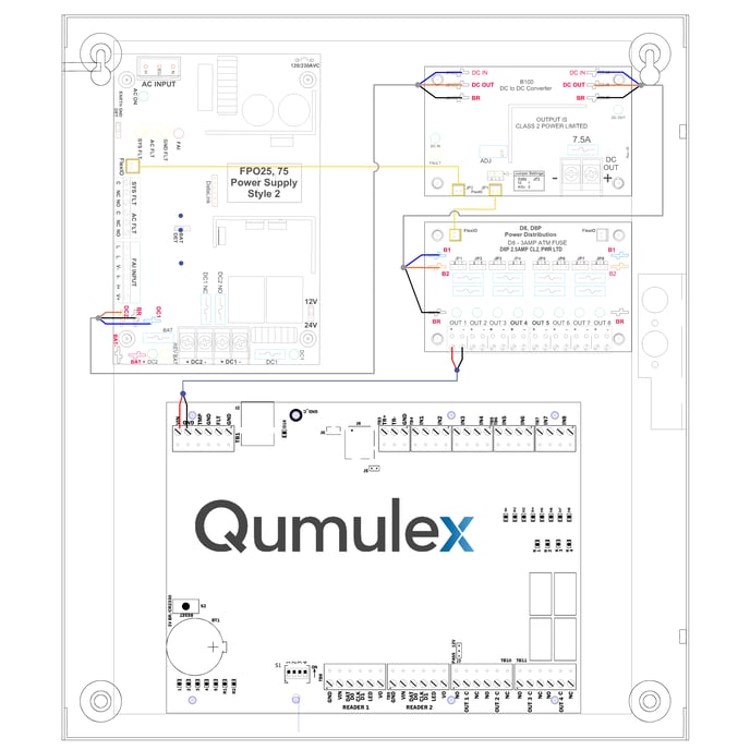 Unified Door Kit Wiring Two Door Kit QXEP-DKUF-02DR-1502-U